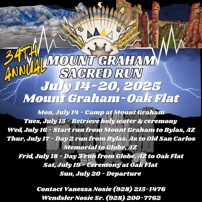 Mount Graham Sacred Run – Decolonial Repair Network